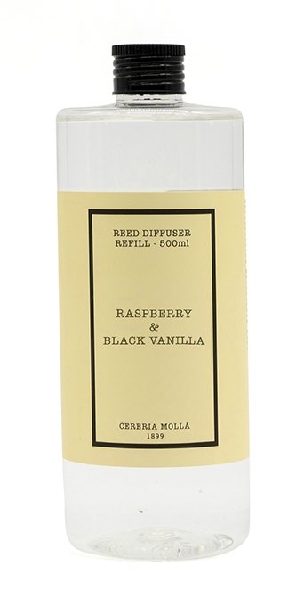 Cereria Molla - Raspberry & Black Vanilla Diffuser Refill 500ml | Candle Delirium