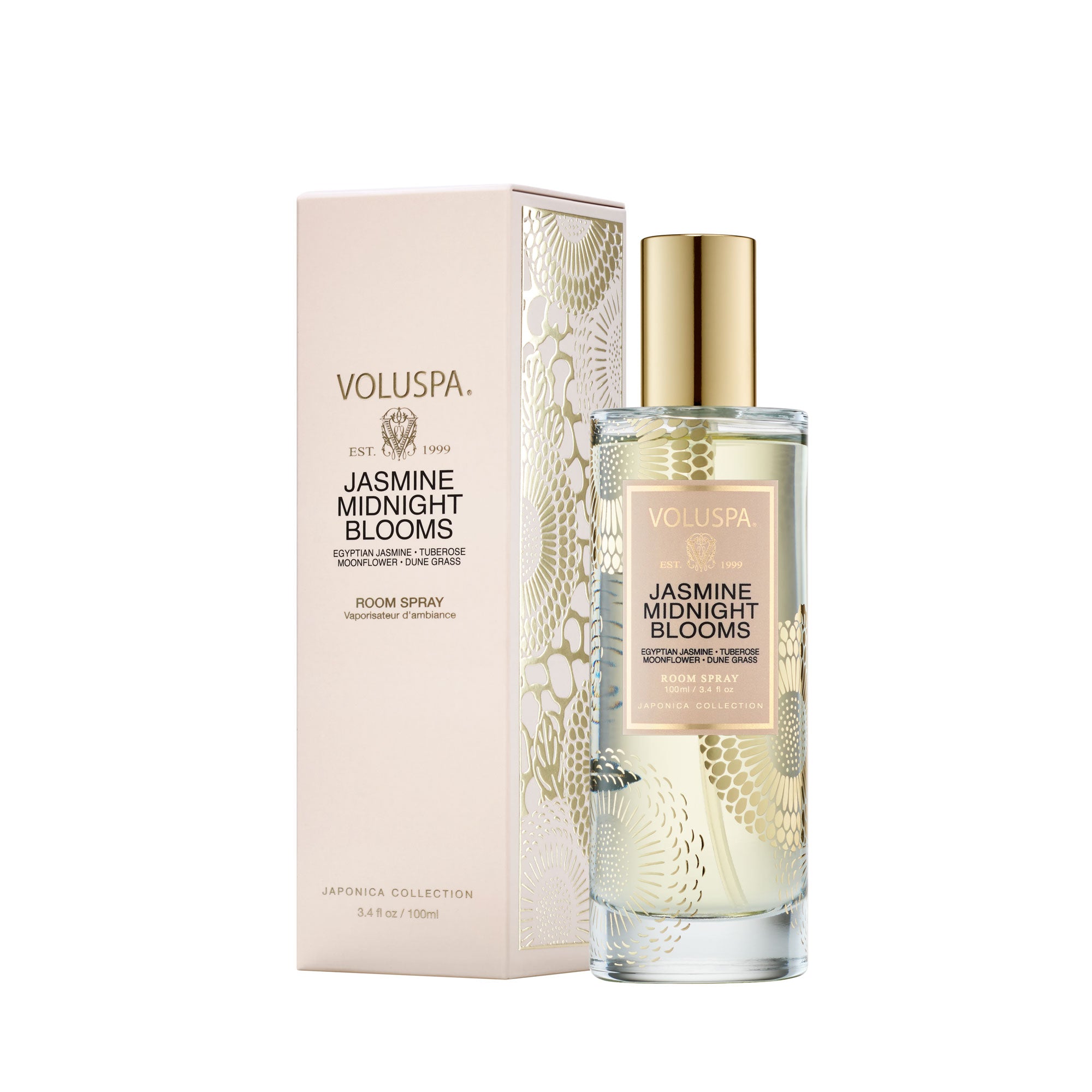 Voluspa - Jasmine Midnight Blooms Room Spray | Candle Delirium