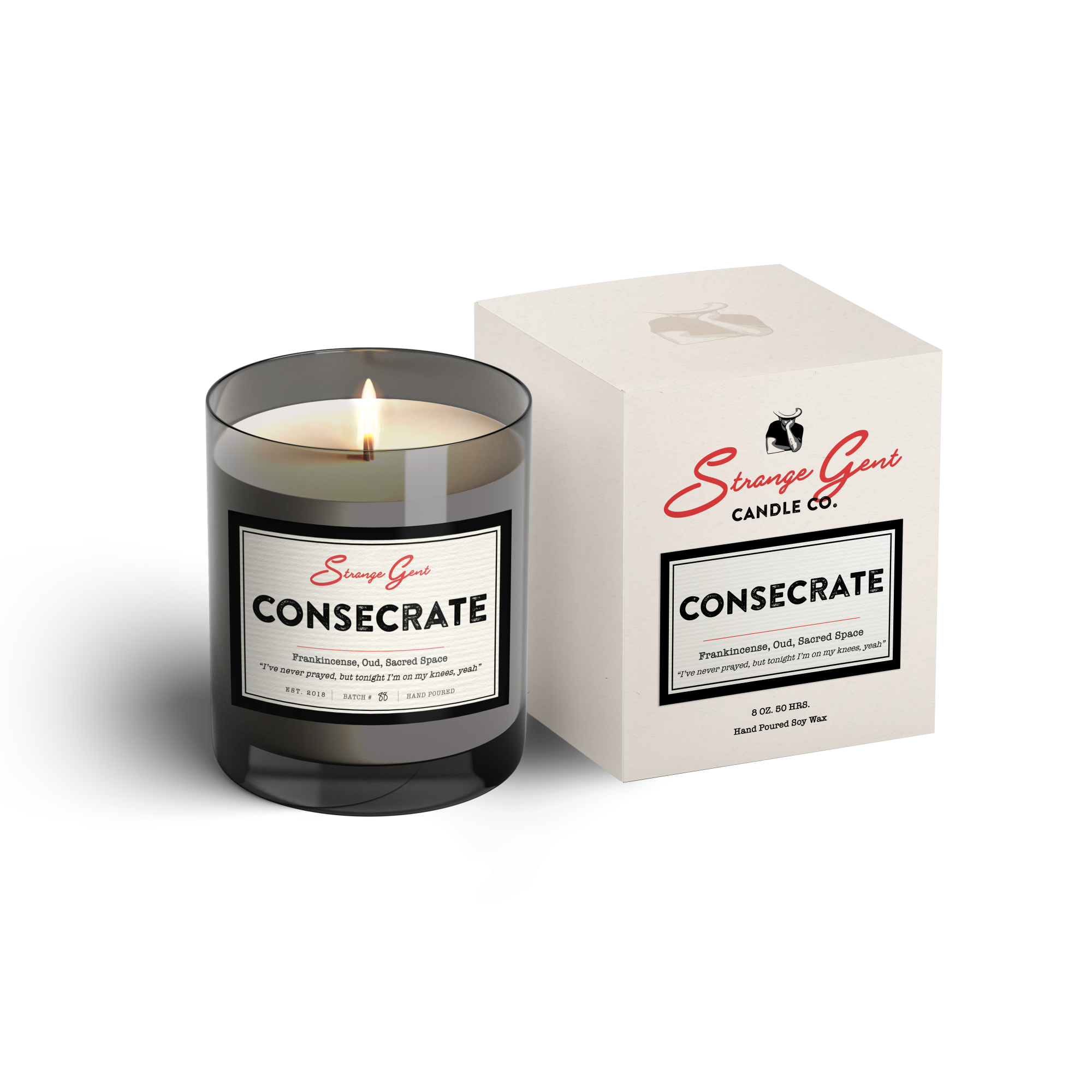 Strange Gent - Consecrate Candle | Candle Delirium
