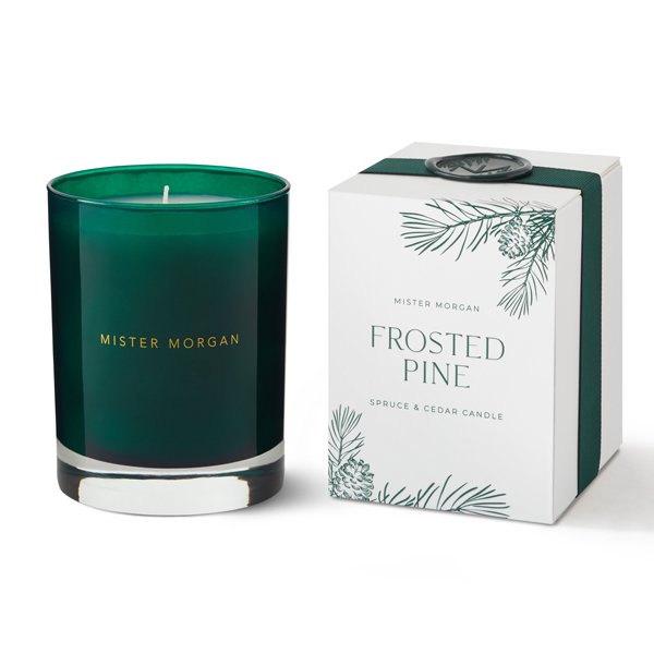 Niven Morgan - Frosted Pine Holiday Candle | Candle Delirium