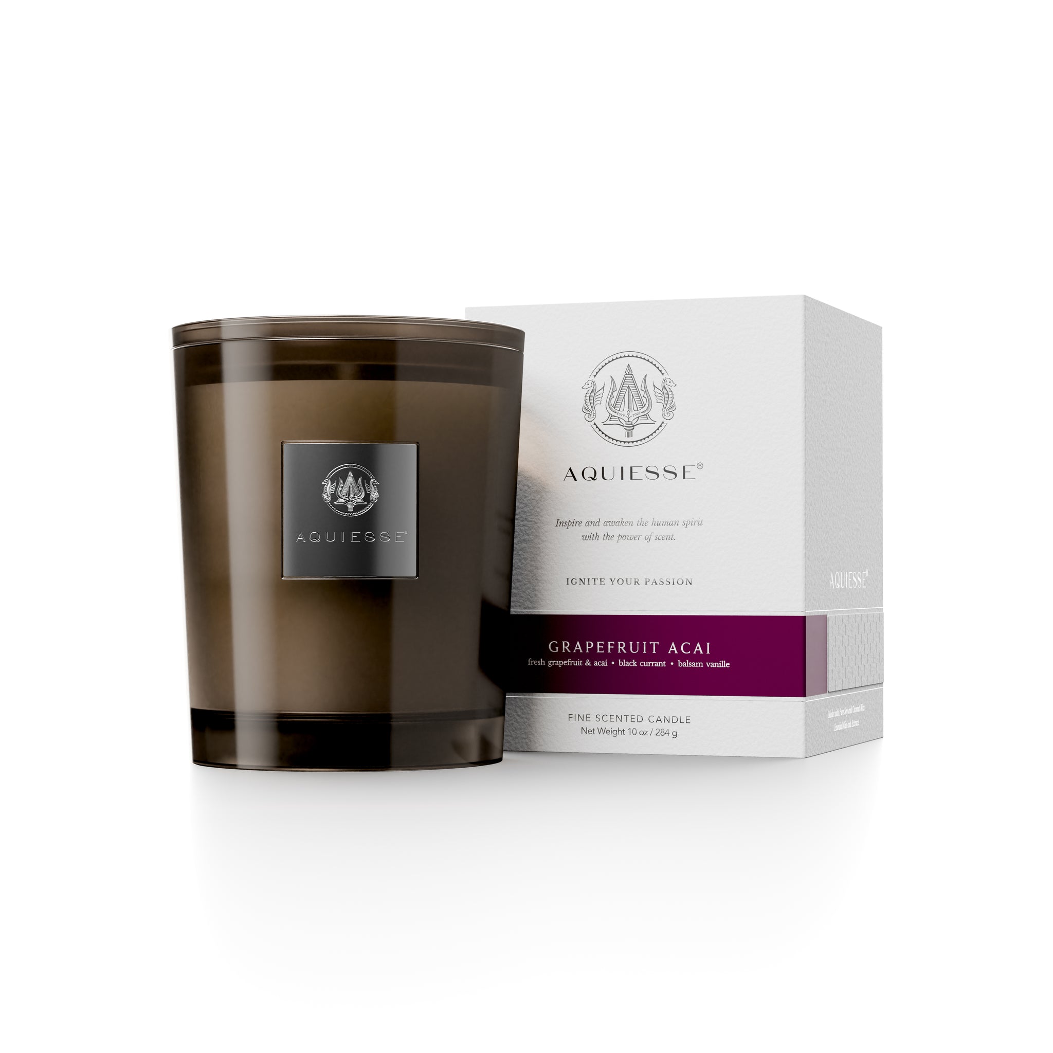 Aquiesse - Grapefruit Acai Candle | Candle Delirium