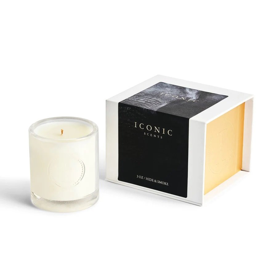 Iconic - Hide & Smoke Mini Candle | Candle Delirium