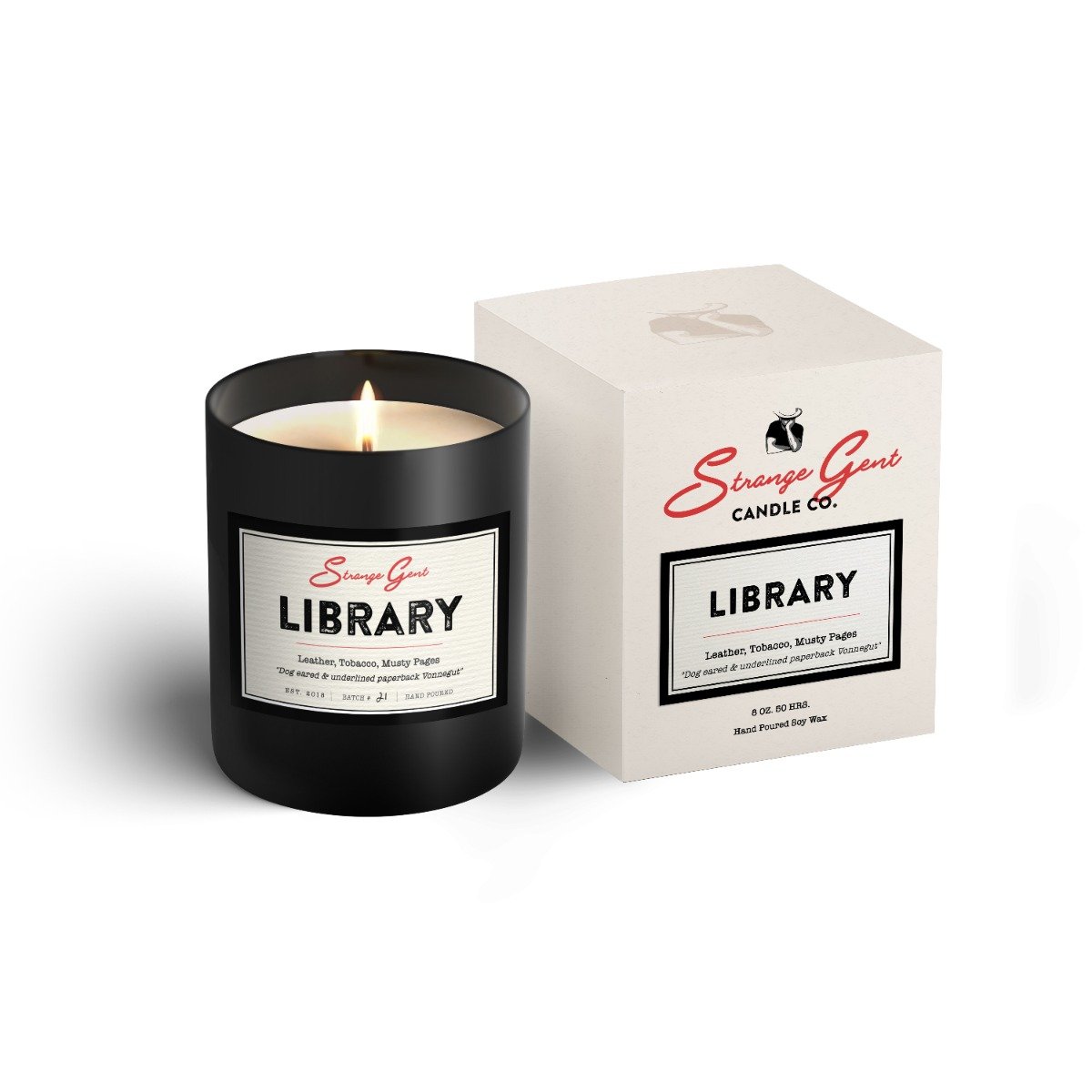 Strange Gent - Library Candle | Candle Delirium