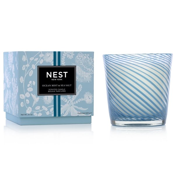 Nest - Ocean Mist & Sea Salt Special Edition 3 Wick Candle | Candle ...