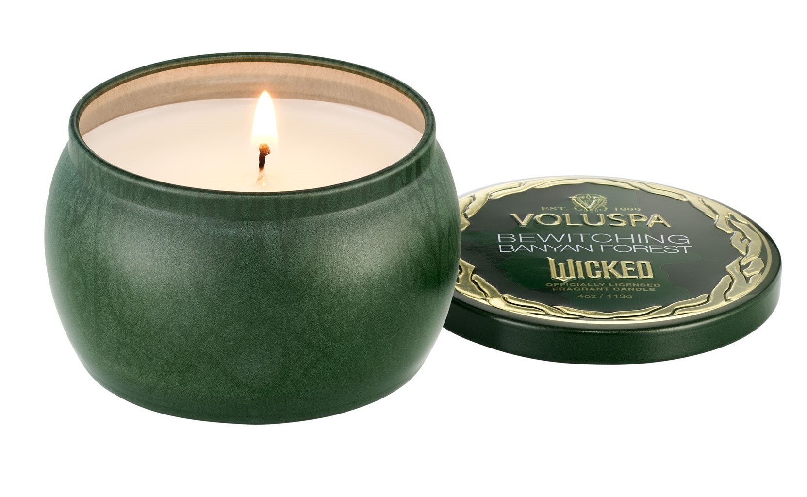 Voluspa - Bewitching Banyan Forest Mini Tin Candle (Wicked Collection ...